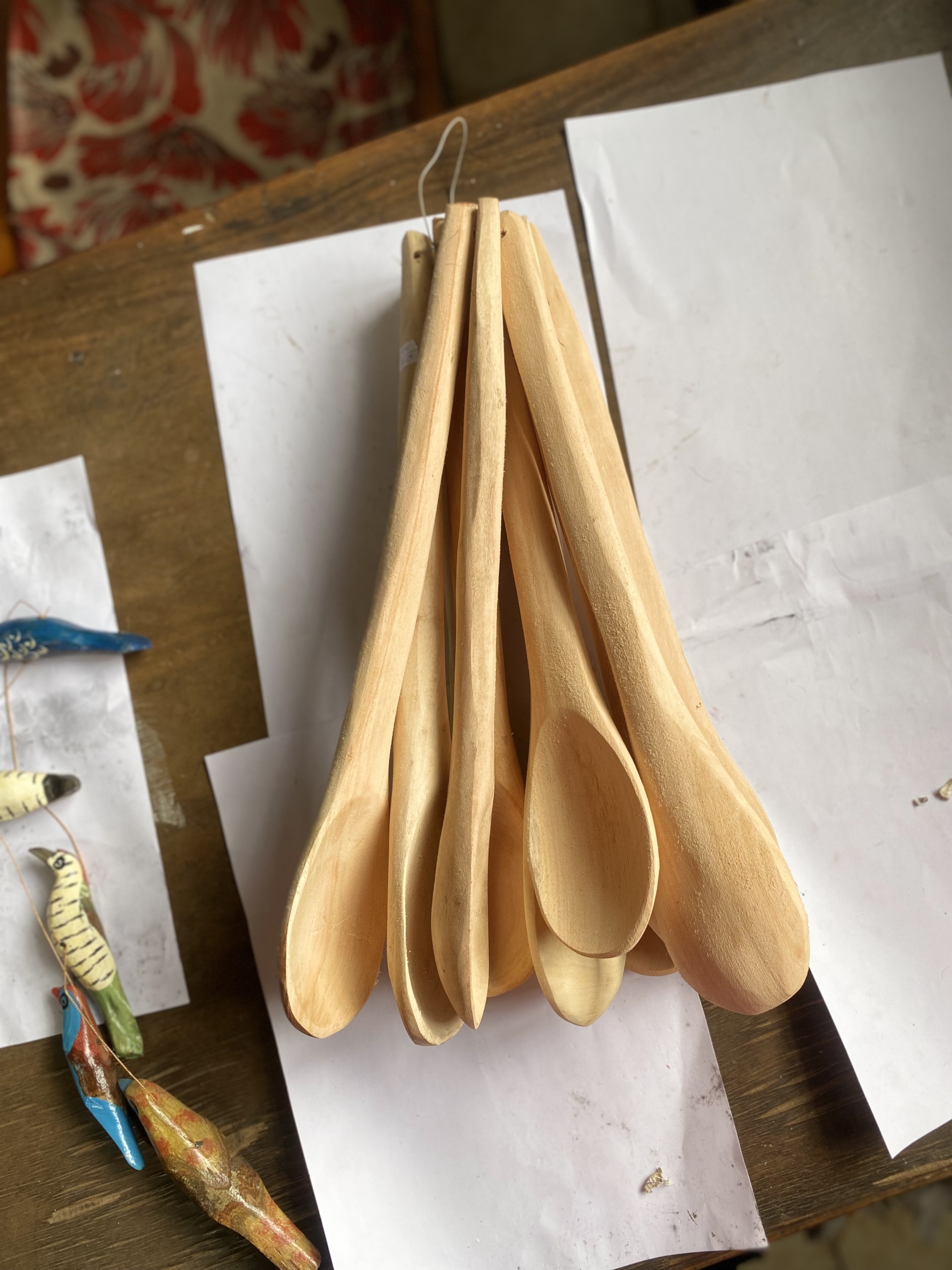 Eco-Friendly Spoon Decor - Handcrafted African Art