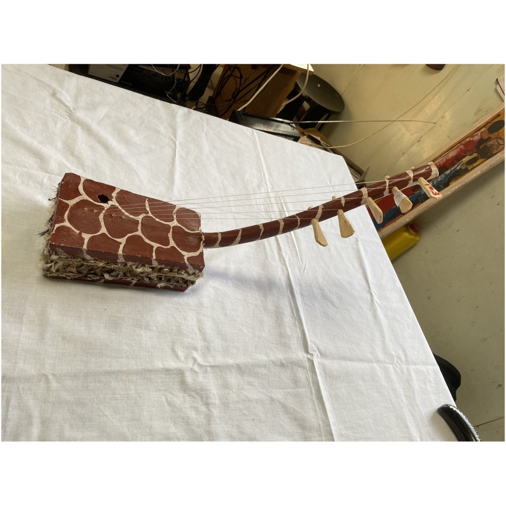 Wooden 5 String Musical - Handcrafted African Art