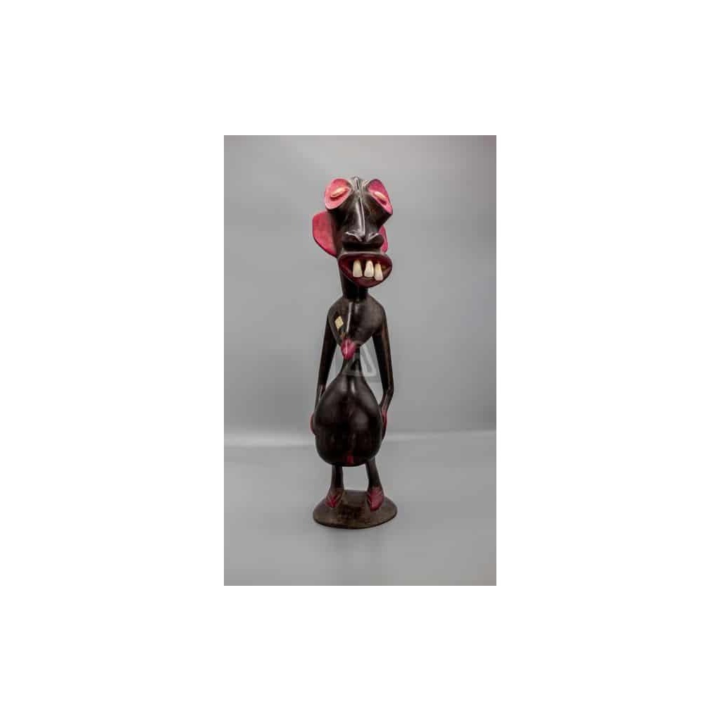 Wooden bush woman - Handcrafted African Art