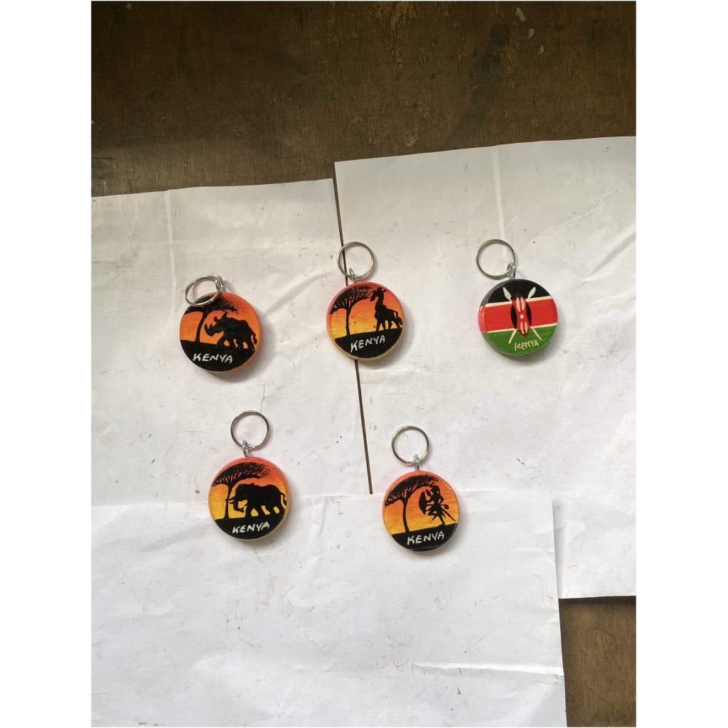 Wooden Key Holders - Handcrafted African Art