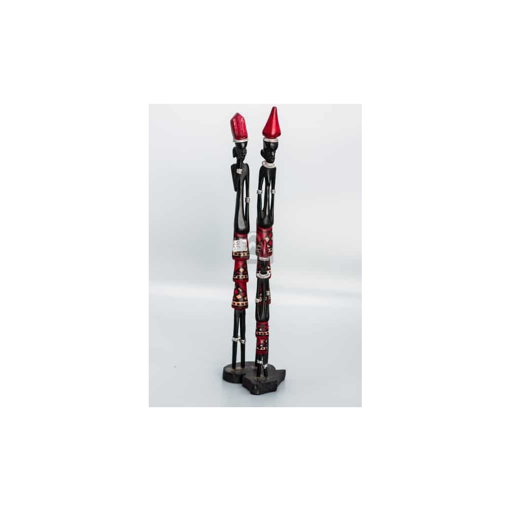 Wooden Masai family - Handcrafted African Art